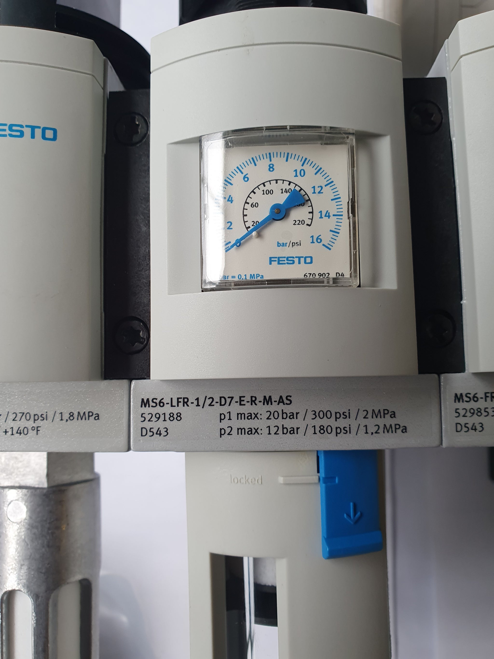 FESTO 531030 - Service Unit Combination MSB6-1/2-C4-J1-F1-V34-WPB ...