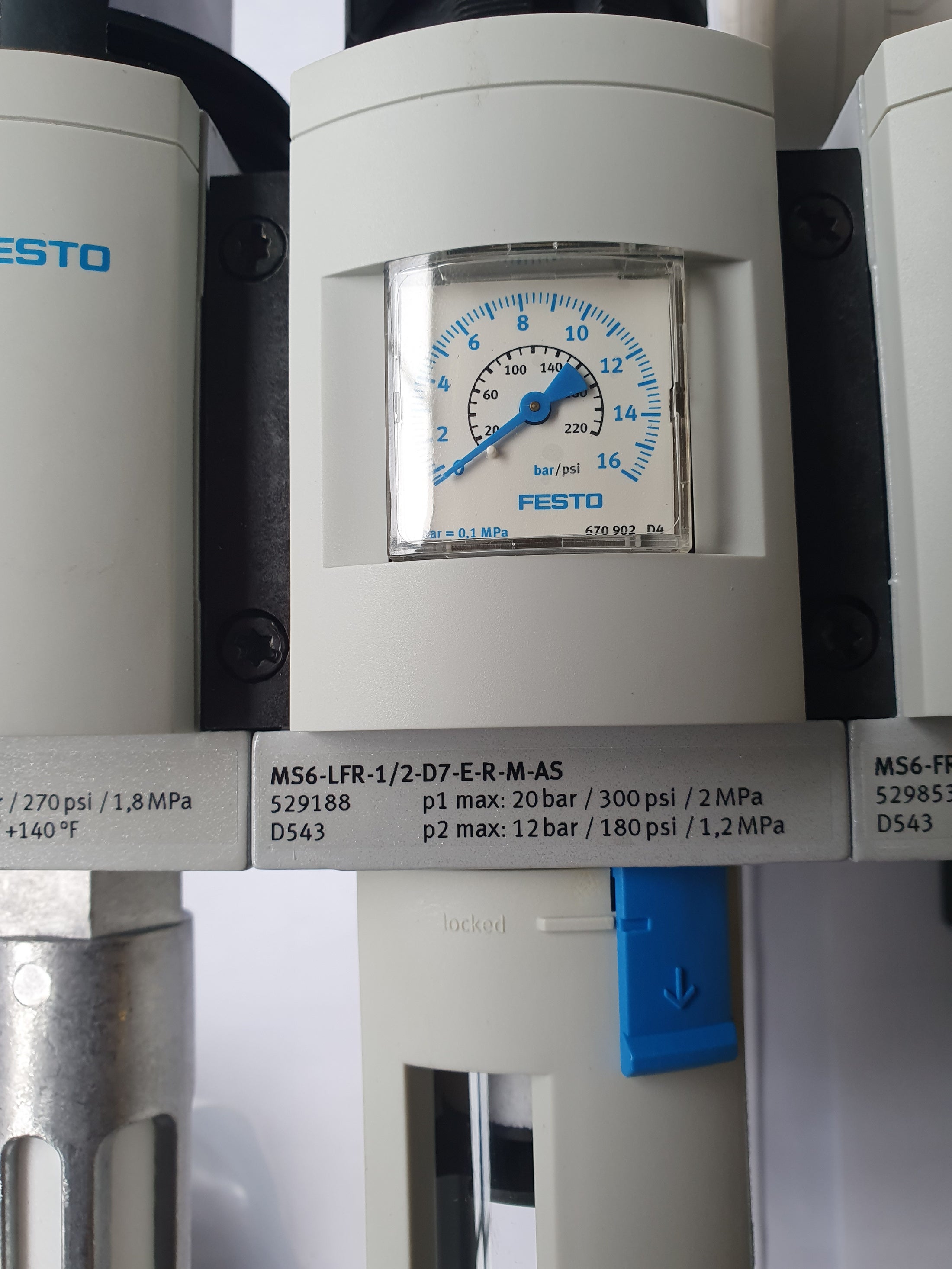 FESTO 531030 - Service Unit Combination MSB6-1/2-C4-J1-F1-V34-WPB ...