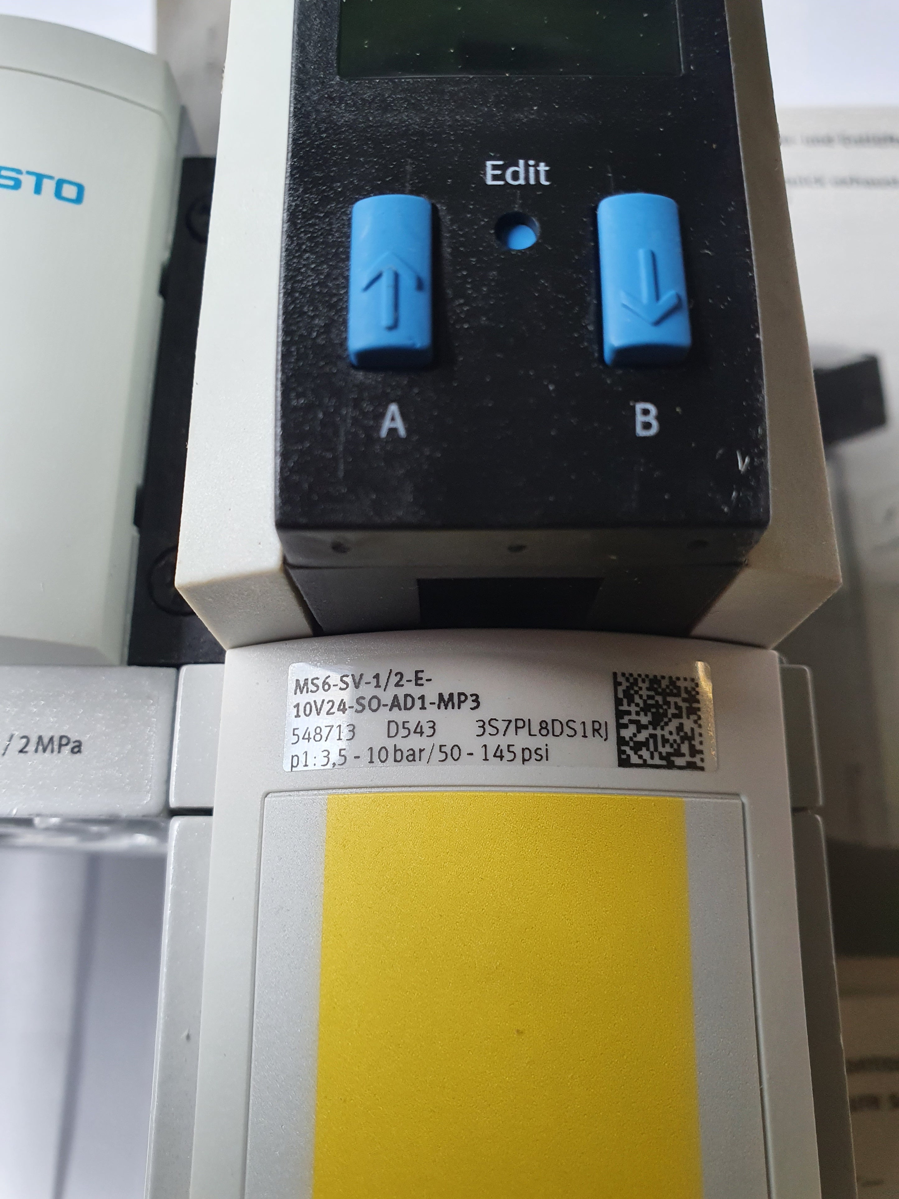 FESTO 531030 - Service Unit Combination MSB6-1/2-C4-J1-F1-V34-WPB ...