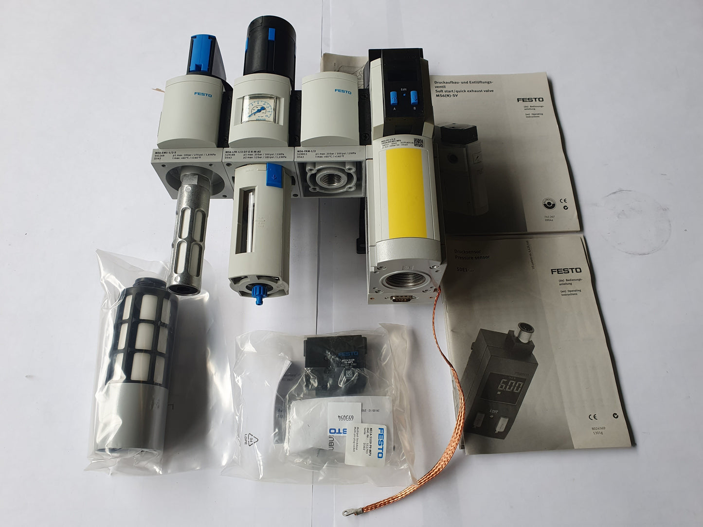 FESTO 531030 - Service Unit Combination MSB6-1/2-C4-J1-F1-V34-WPB ...