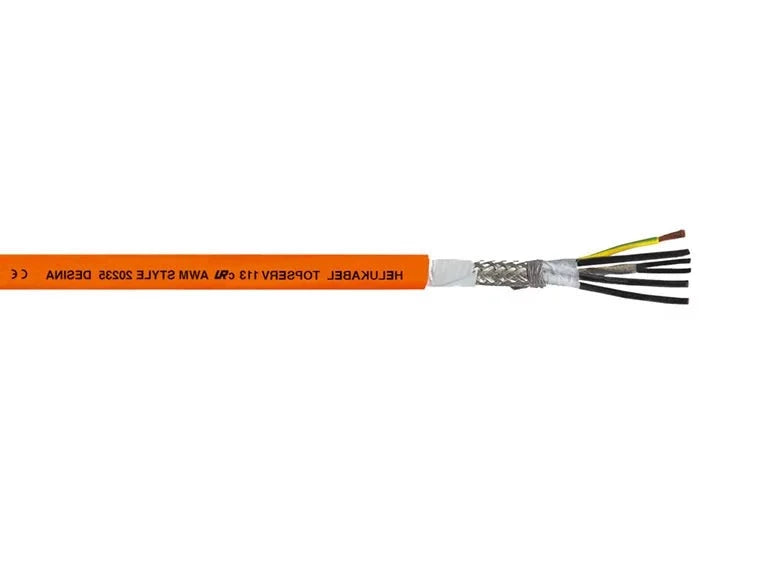 Helukabel 74506 - TOPSERV 113 PUR 5m cable with Harting Han Q4/2 femal ...